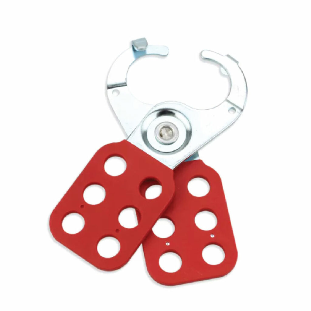 Safetyware - Lockout & Tagout SAFETYWARE Vinyl Coated Hasp with Tab