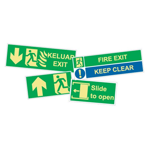 Safetyware - Emergency Escape Sign - Industrial Sign Manufacturer ...