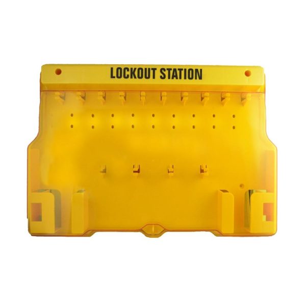 10-Lock Advanced Lockout Station (Unfilled) - Safetyware Sdn Bhd