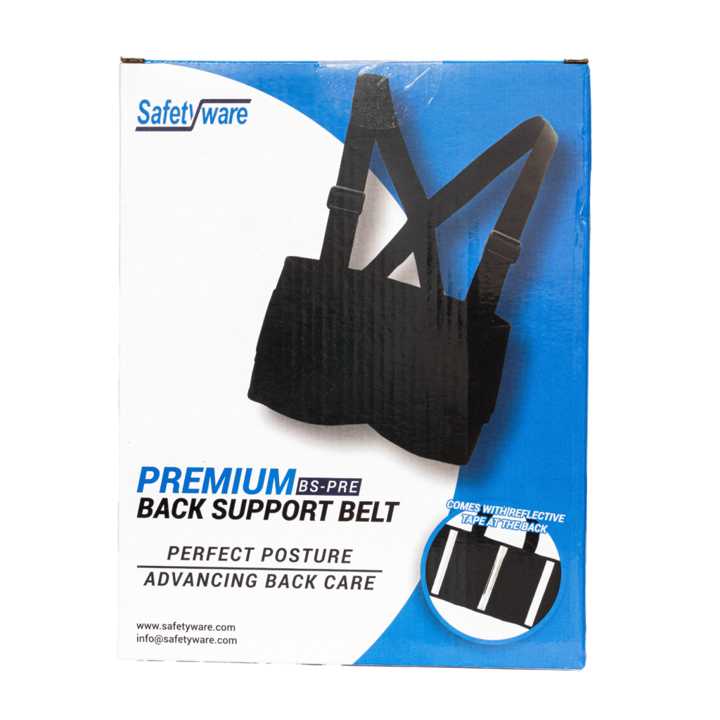 SAFETYWARE Premium Back Support Belt with Reflective