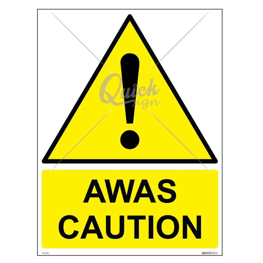 WS045 - Caution Signage - Safetyware Sdn Bhd