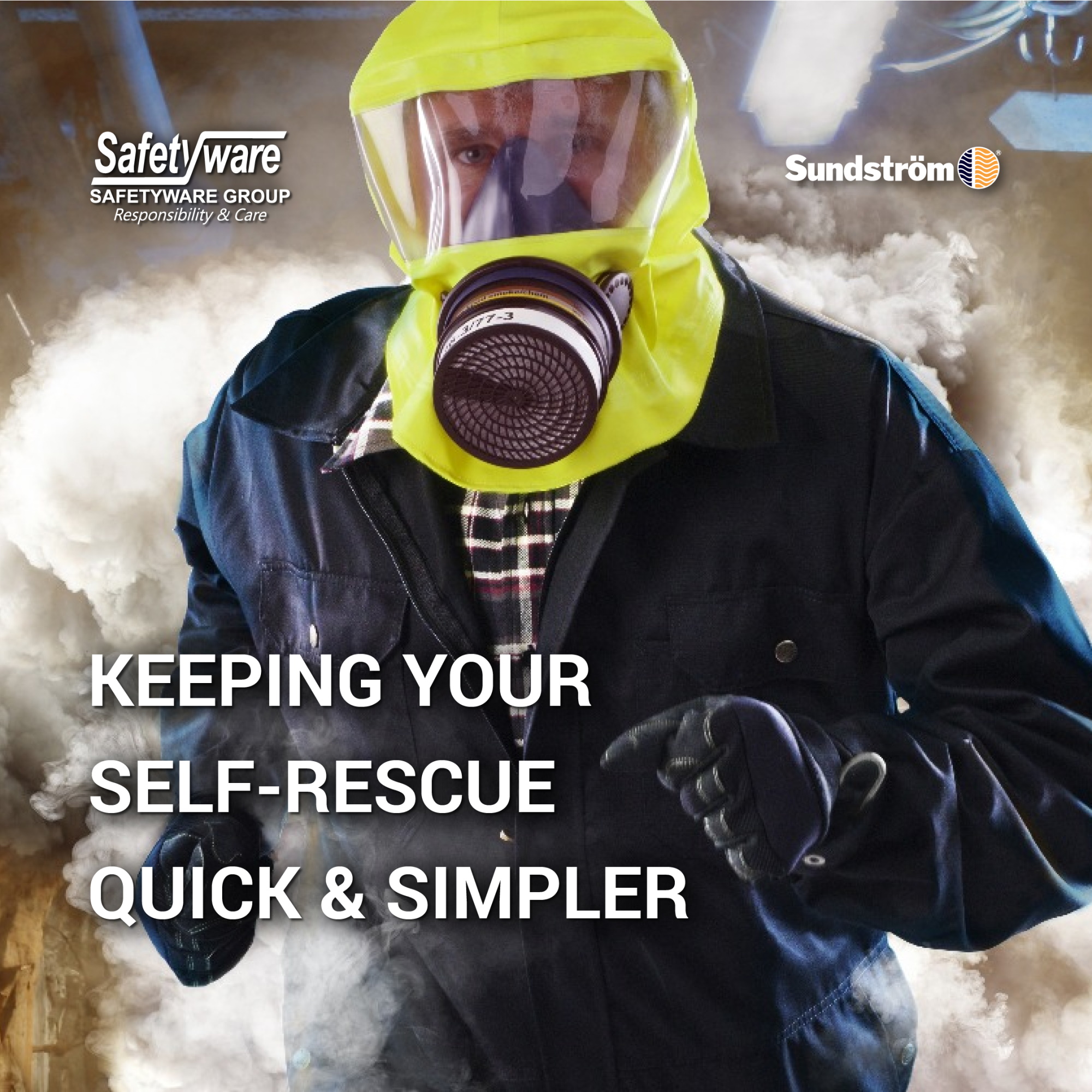 Safetyware - Respiratory Protection SUNDSTROM SR77-3 Escape Hood